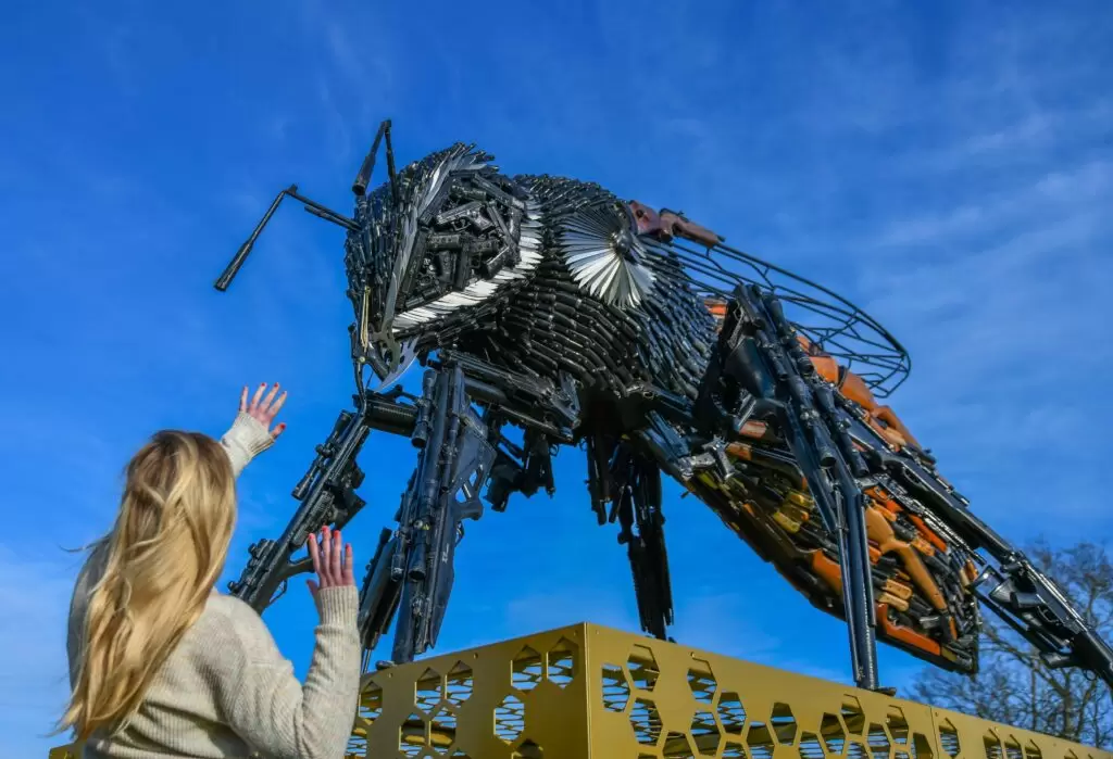 Anti-Violence Bee Monument makes a beeline for Crewe this May ...